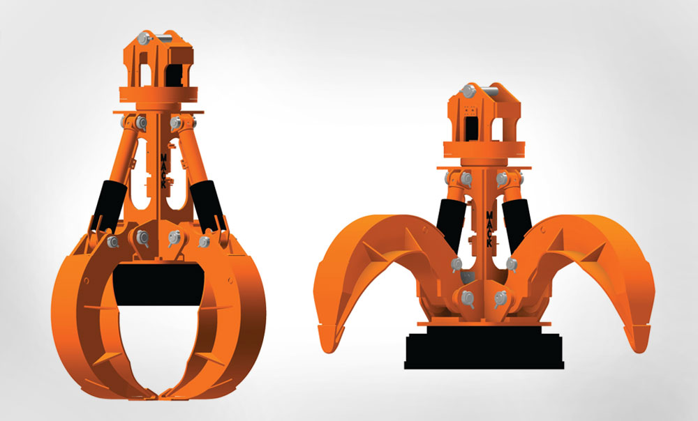 Mack Scrap & Recycling Grapples